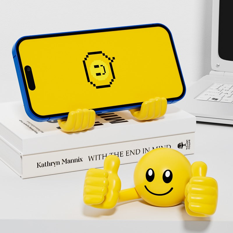 Smiley Thumbs-Up Phone & Tablet Stand – Cozy Loft