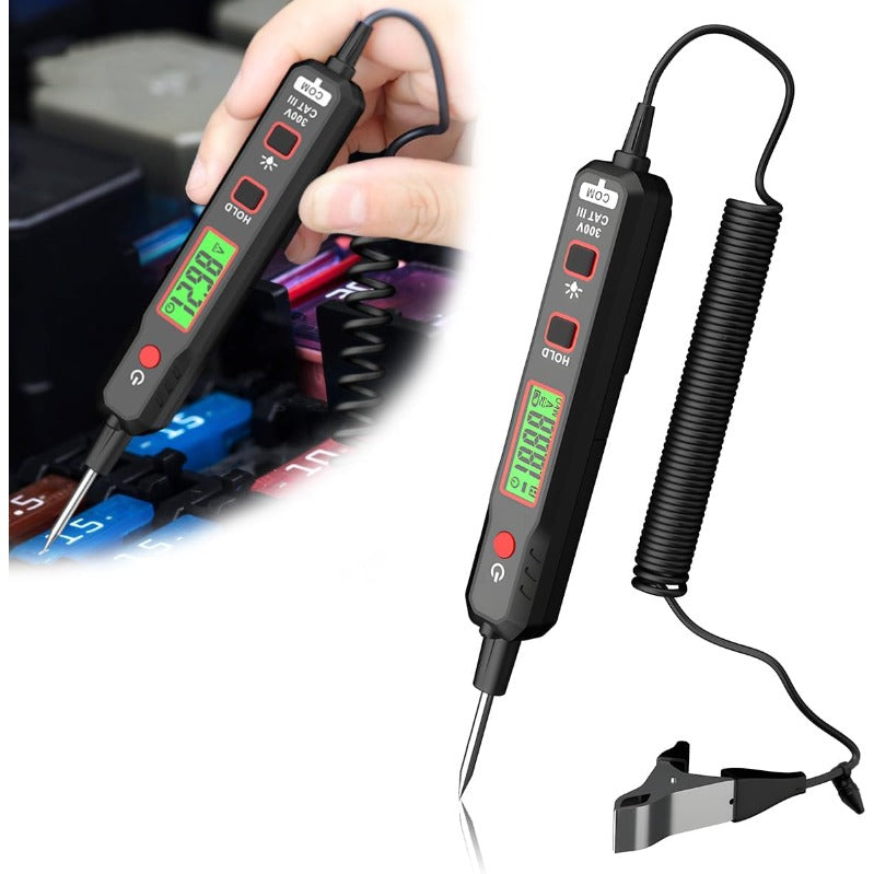 Automotive Test Light, 0.8V-100V DC Buzzer Circuit Tester with Sharp ...